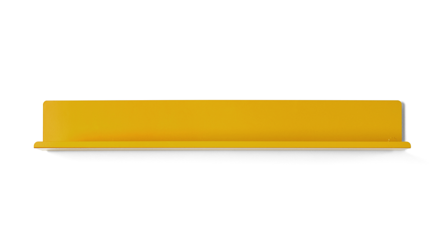 The Ledge in Mustard Large • Yellow Floating Wall Shelf • Mustard Made ...
