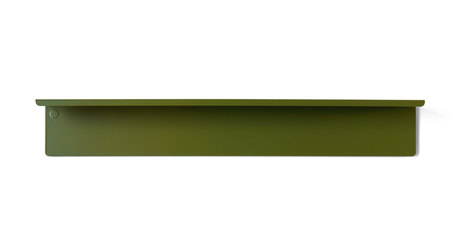 The Ledge in Olive Large • Olive Green Floating Wall Shelf • Mustard ...